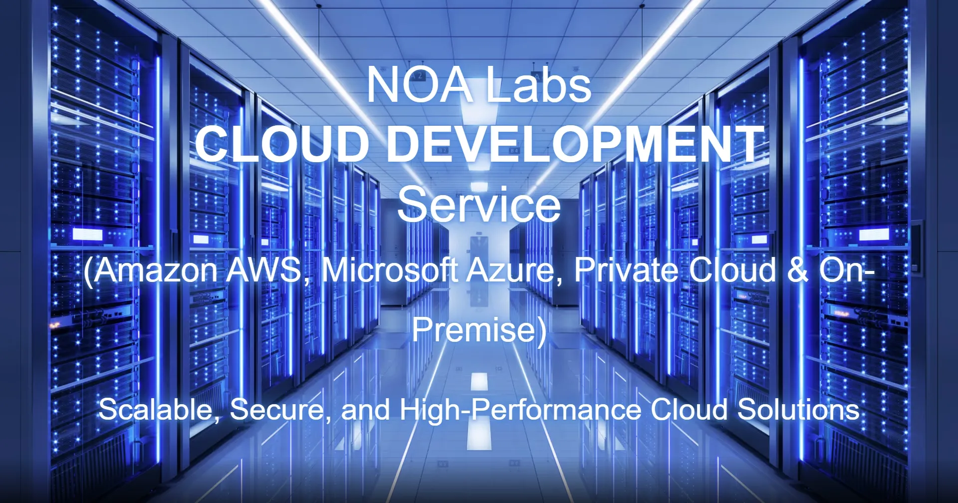 Cloud Entwicklung (Amazon AWS, Microsoft Azure, Private Cloud & On-Premise) – NOA Labs
